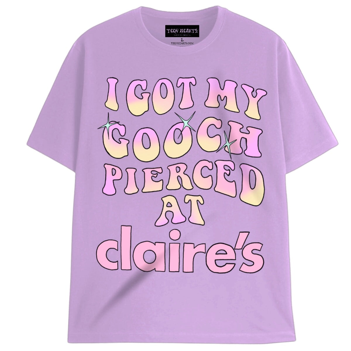 GOOCH pierced at claire’s | Graphic Tee – Teen Hearts Clothing - STAY WEIRD