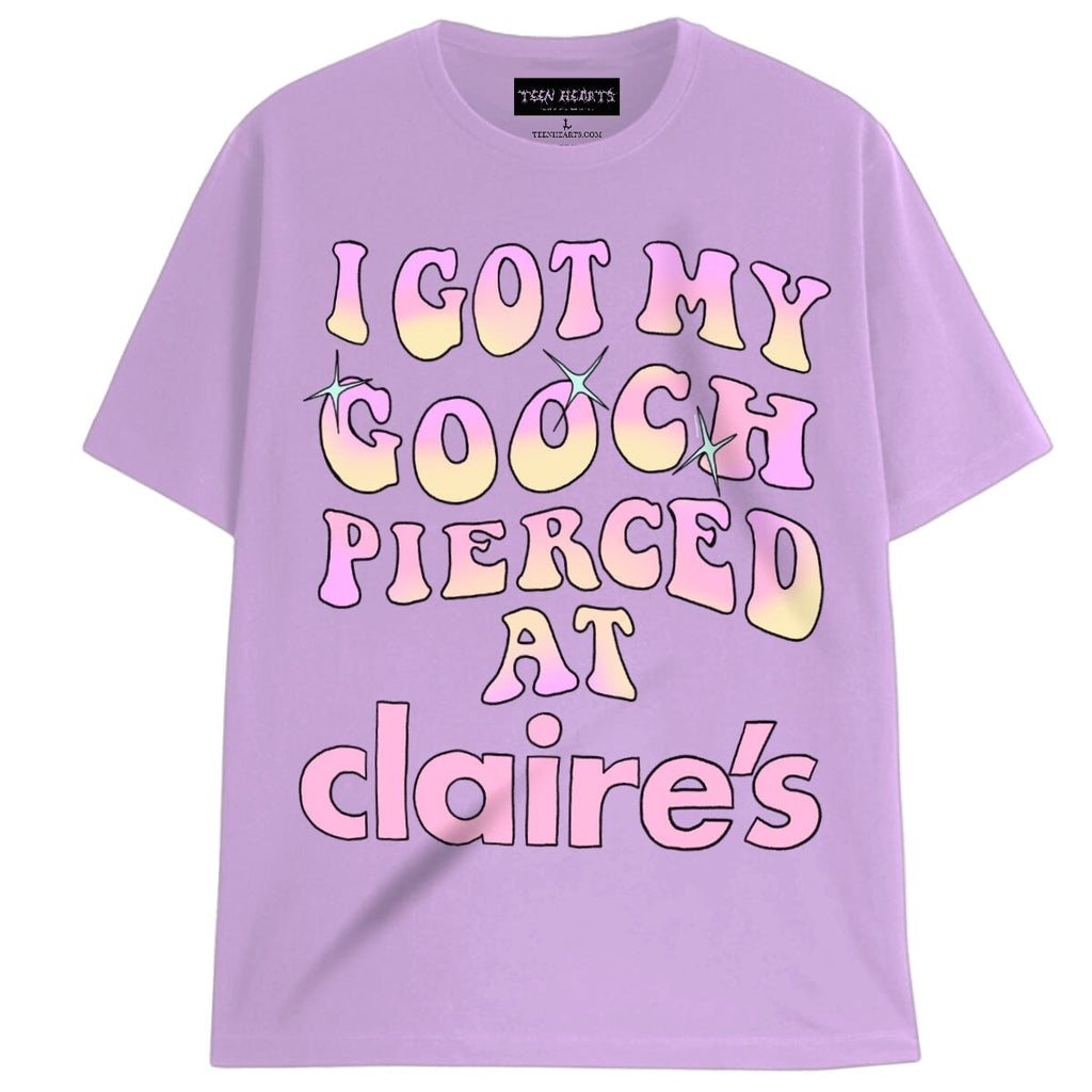 GOOCH pierced at claire’s | Graphic Tee – Teen Hearts Clothing - STAY WEIRD