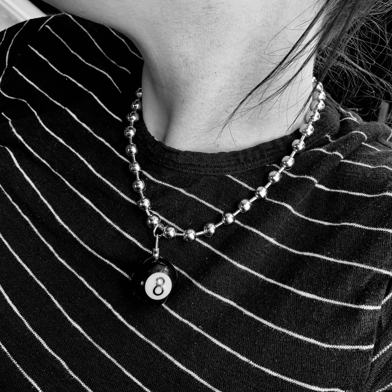 Teen Hearts 8 Ball Choker Accessories Teen Hearts Clothing STAY WEIRD