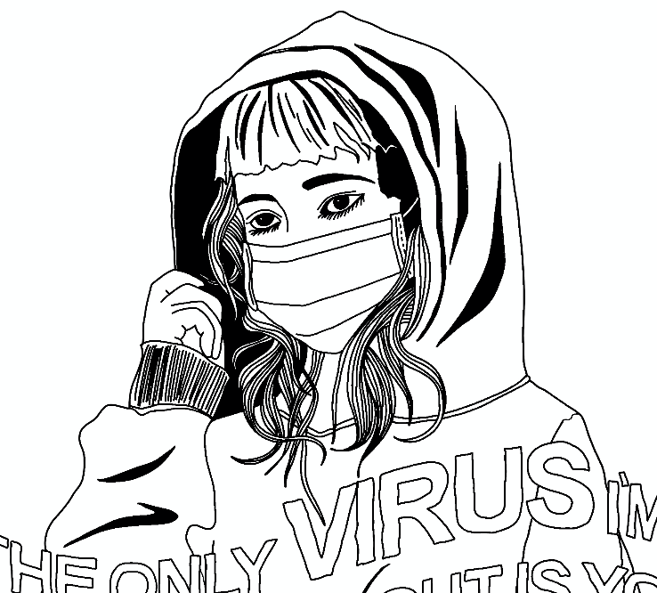 QUARANTINE COLORING BOOK – Teen Hearts Clothing