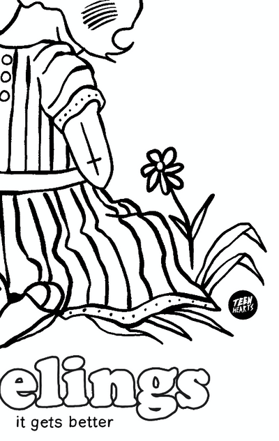 teenager coloring pages free