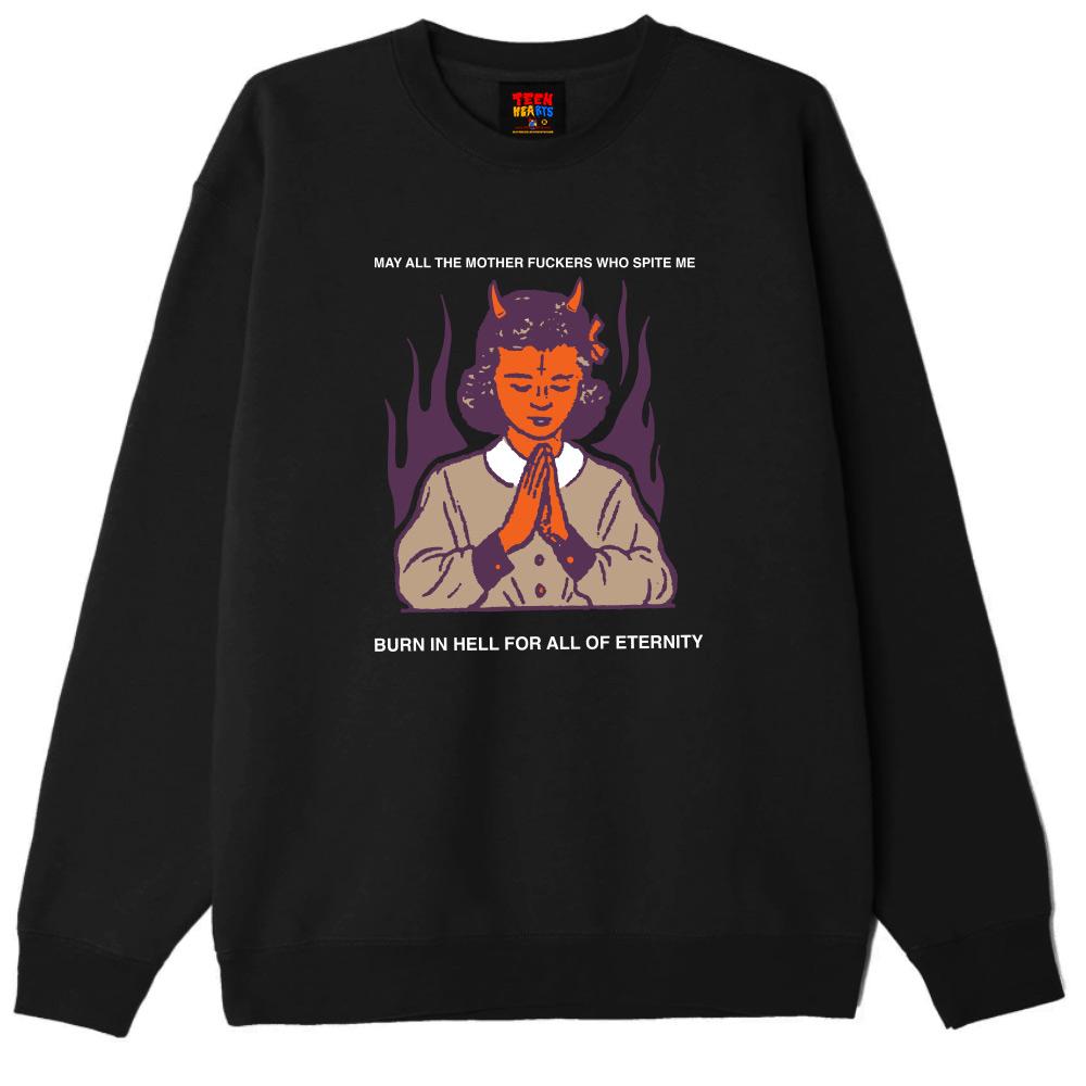 Spite Me Sweatshirt – Teen Hearts Clothing - STAY WEIRD