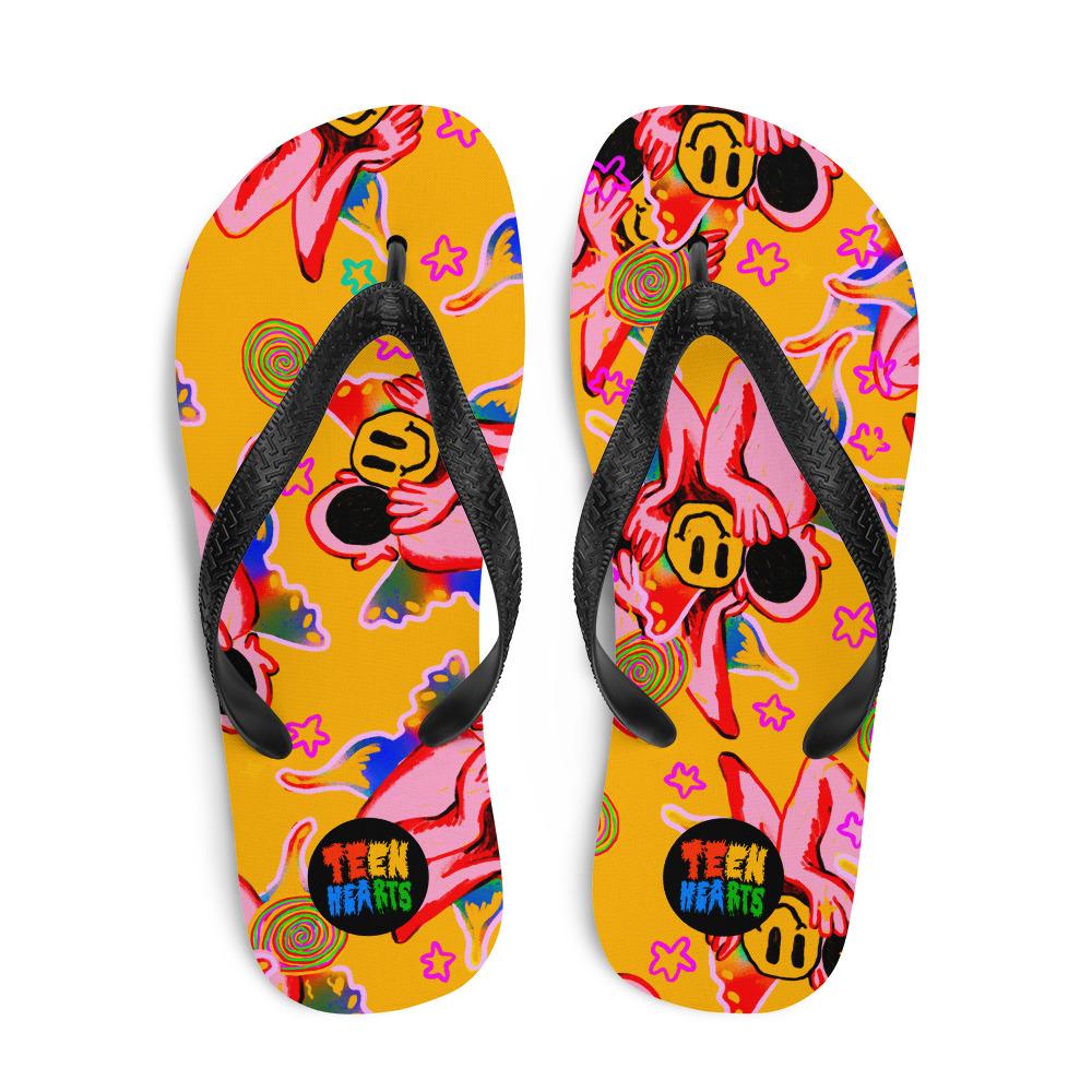 Smiley Flip-Flops – Teen Hearts Clothing - STAY WEIRD