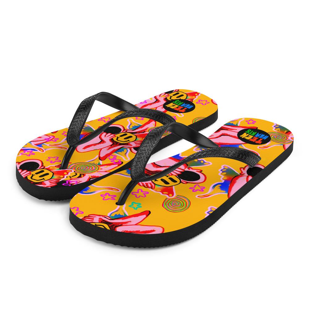 Smiley Flip-Flops – Teen Hearts Clothing - STAY WEIRD