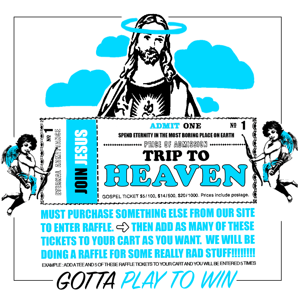 TRIP TO HEAVEN - RAFFLE – Teen Hearts Clothing - STAY WEIRD